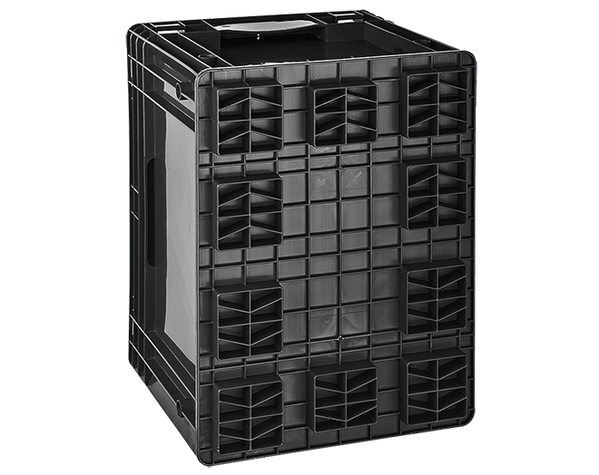 R-KLT-4328 ESD Plastik İletken Kasa | Korkmazlar Plastik